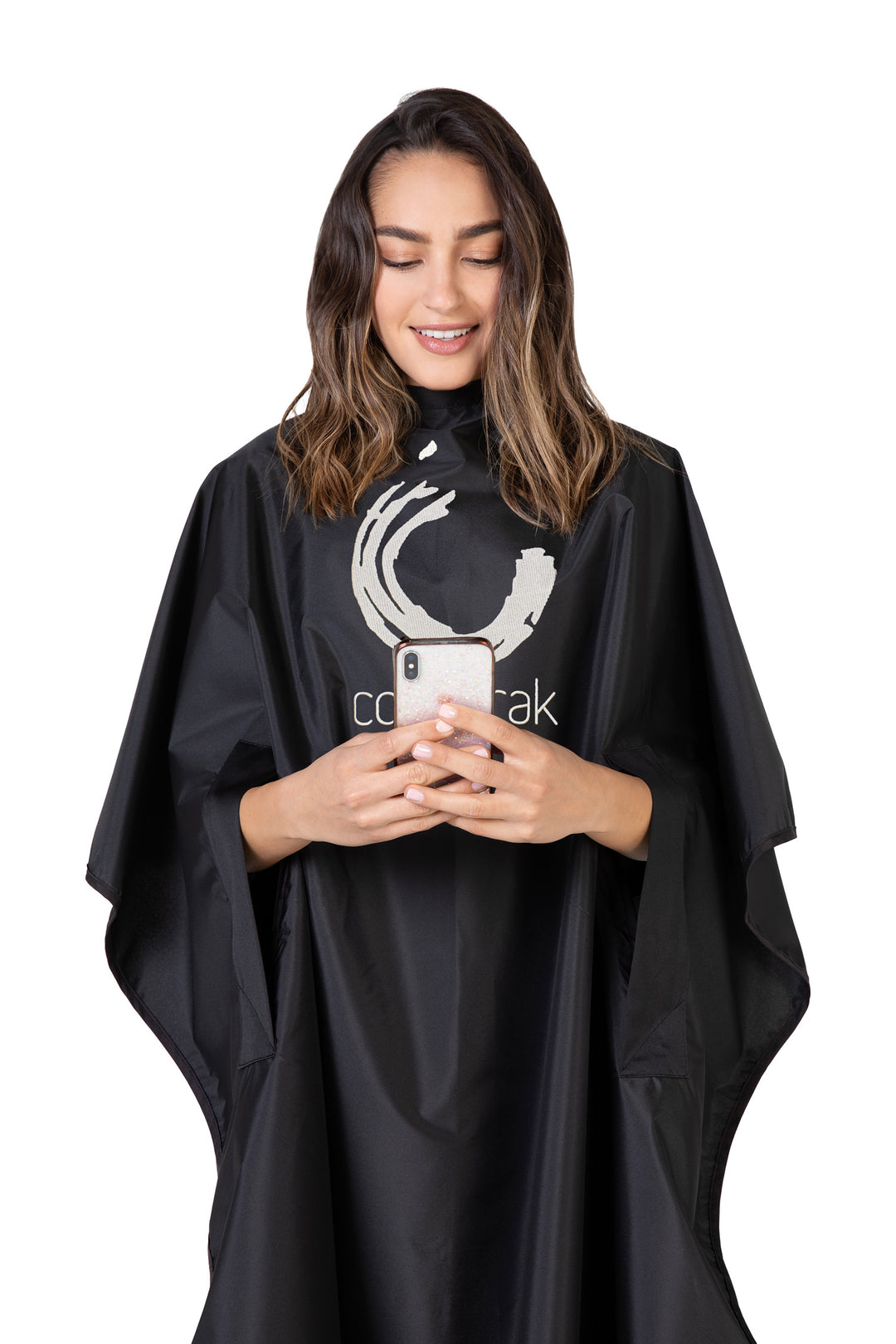 Colortrak Hands Free All Purpose Cape, Hair Cutting Cape Bleach Proof