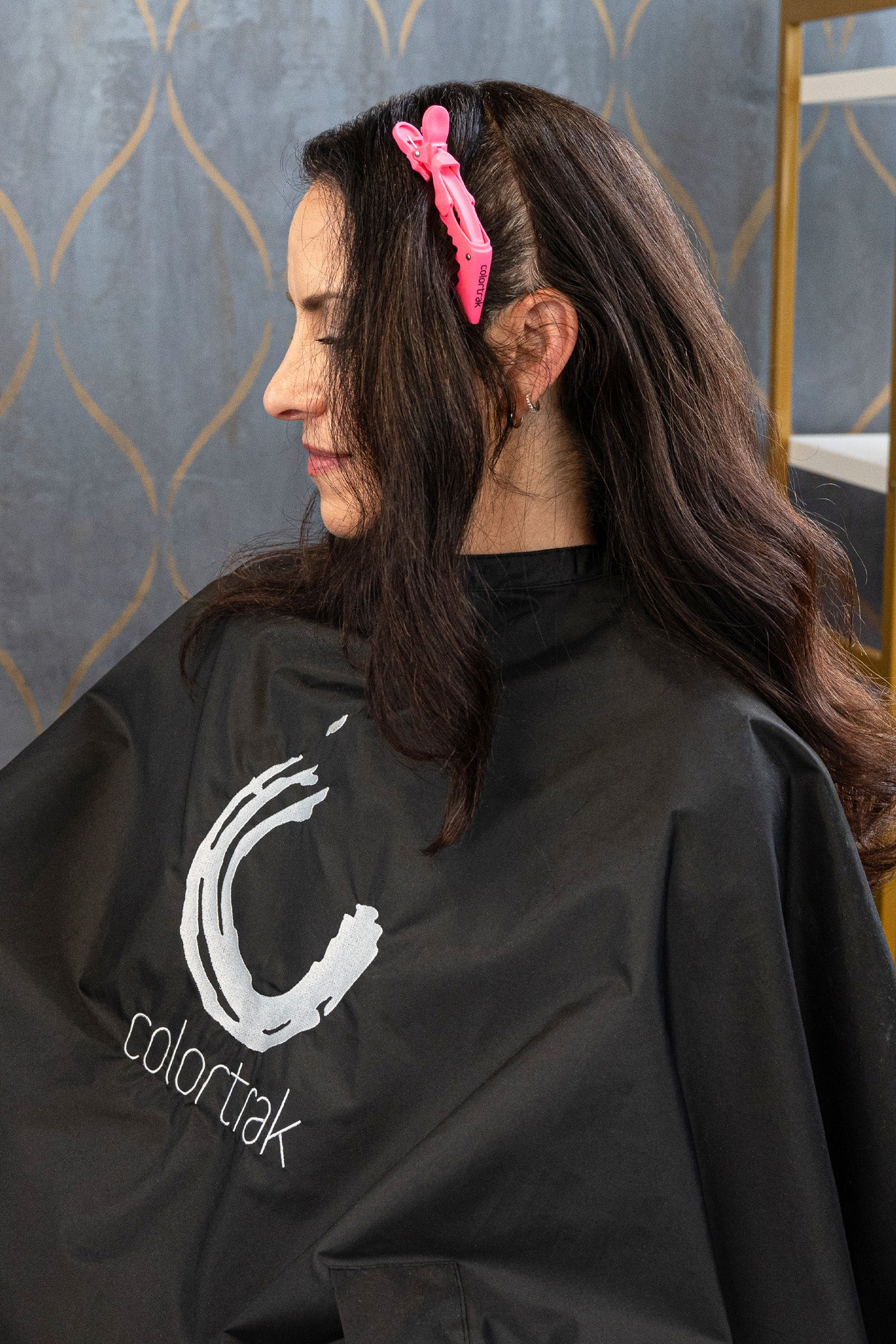 Colortrak Hands Free All Purpose Cape, Hair Cutting Cape Bleach Proof