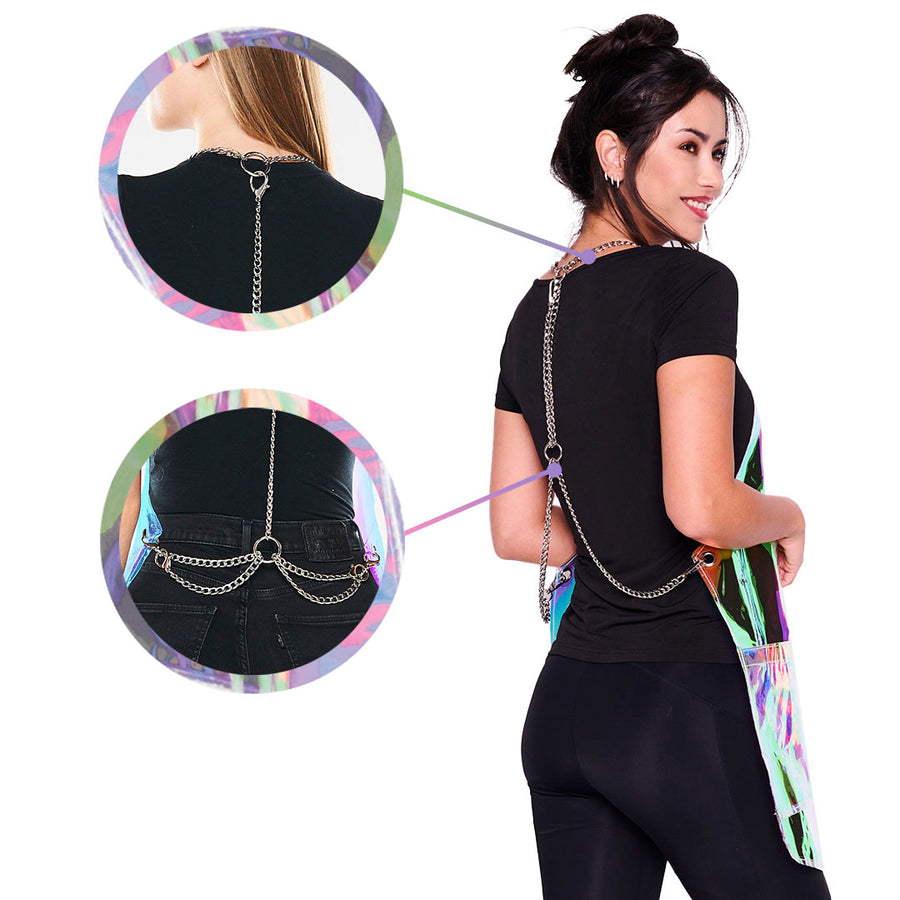 Nothing to Hide Vinyl Apron, Hair Stylist Apron, Salon Apron with ...